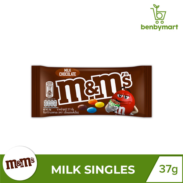 M&Ms Milk Singles 37g – BenbyMart