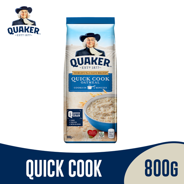 Quaker Quick Cooking Oatmeal 800g – BenbyMart